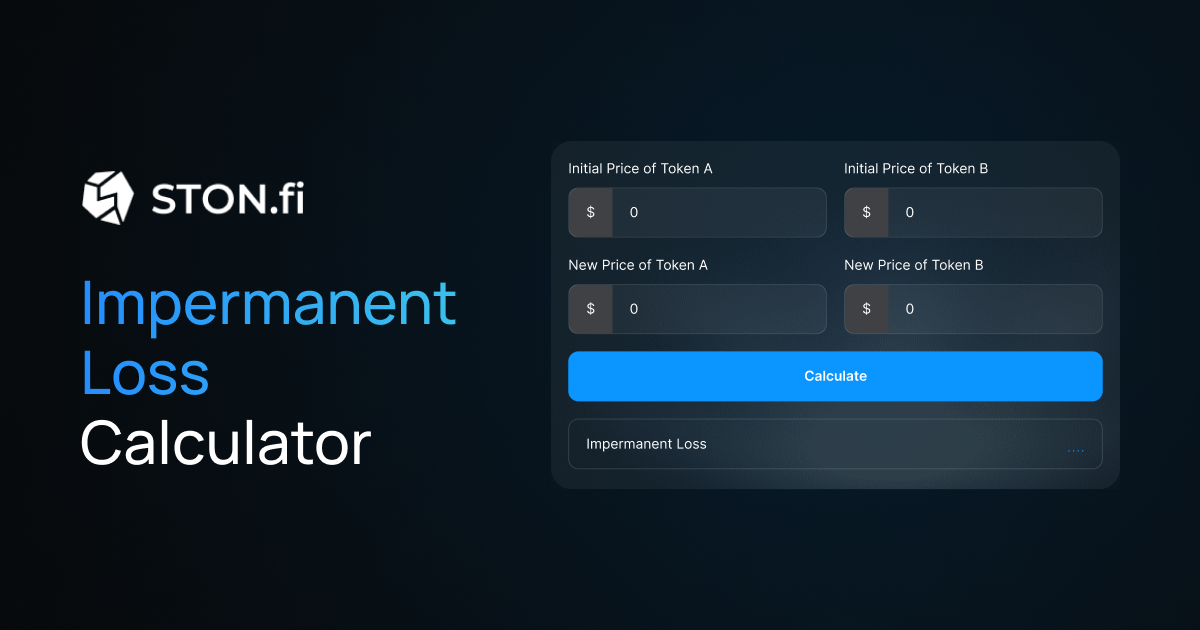 Impermanent loss calculator